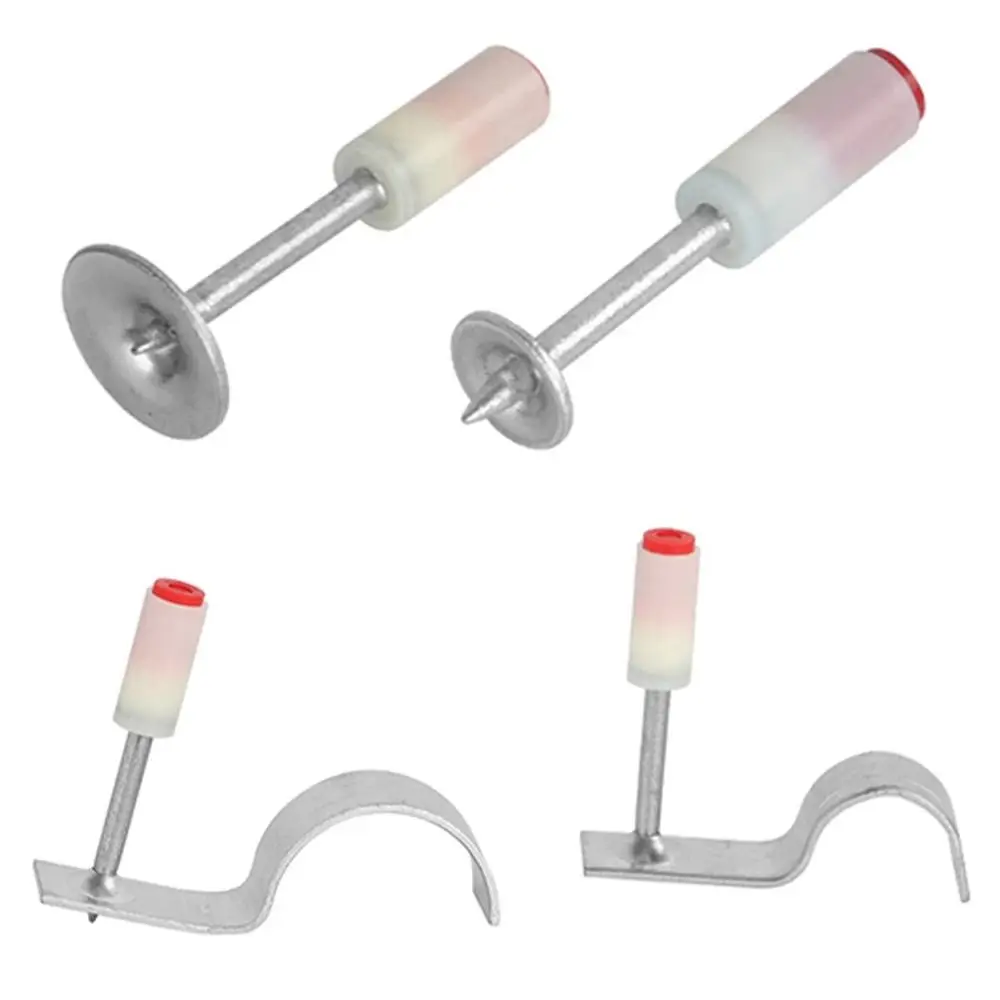 10Pcs/set 27mm Pipe Clamp Concrete Nail Silencing Integrated Fastening ...