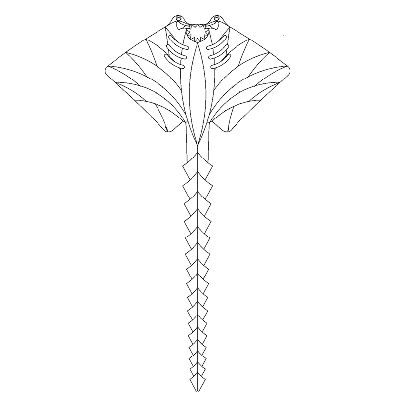 Diy-kites-Ray-fish-kite-devil-fish-soft-kite-flying-folding-kite ...