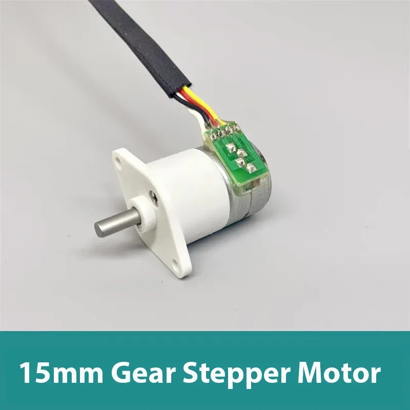 DC 5V Precision15BY 15mm Diameter Gearbox Gear Stepper Motor 2-phases 4 ...