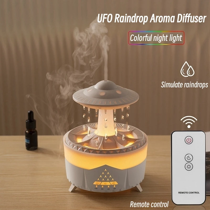 UFO-Raindrop-Remote-Control-Aroma-Diffuser-Electric-Ultrasonic-Air ...