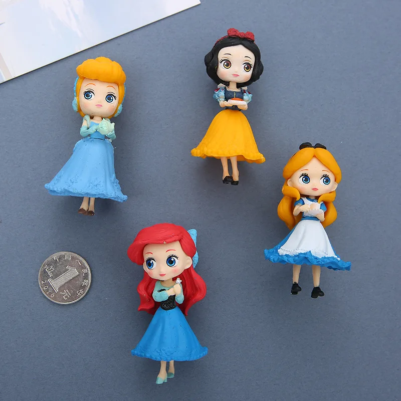 4pcs/set Disney Princess Tea Party Fridge Magnet Snow White ...
