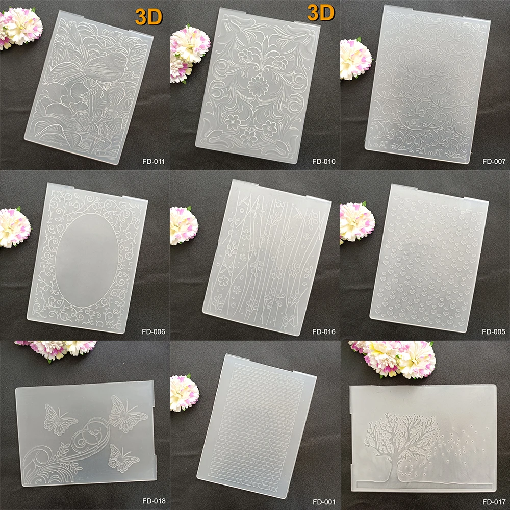 Plastic-Embossing-Folder-Embossing-Folder-Transparent-Embossing-Plastic ...