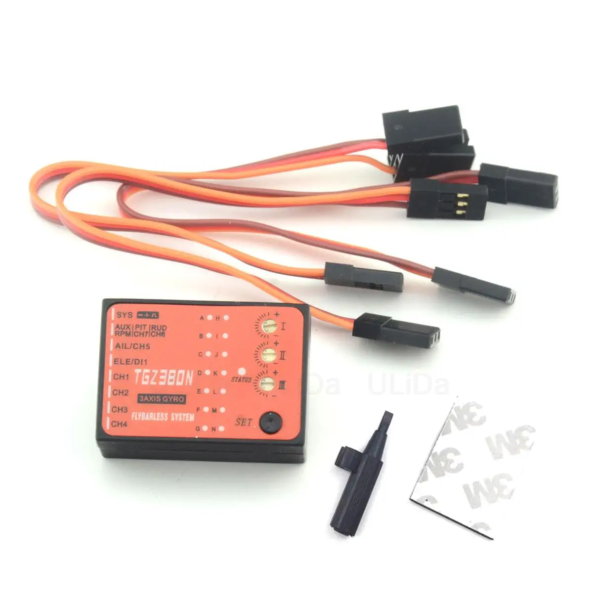 3 Axis Gyro Flybarless System TGZ380N For Align T-REX RC Helicopter DFC FBL RC Toys Models