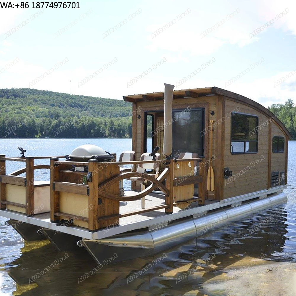 Brand New High-Speed Luxury 27ft Aluminum Fishing House Boat for Sale ...
