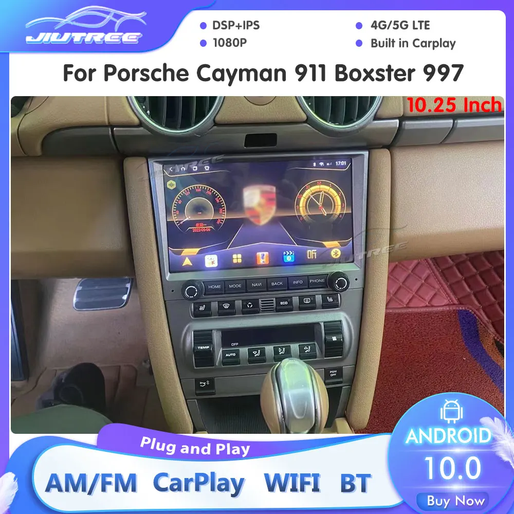 For Porsche Cayman 911 Boxster 997 Car Radio Android Gps Navigation ...