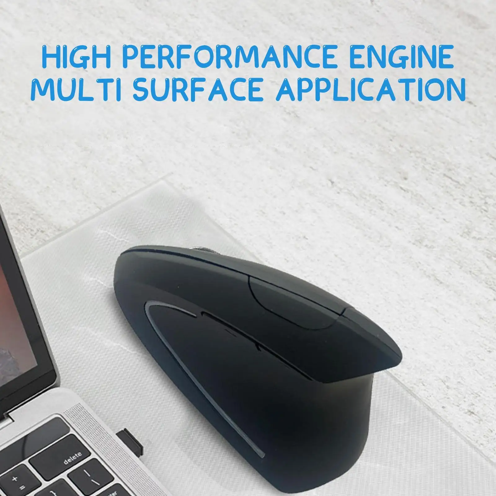 2-4Ghz-Wireless-Vertical-Mouse-Black-White-Comfortable-Touch-Wrist ...