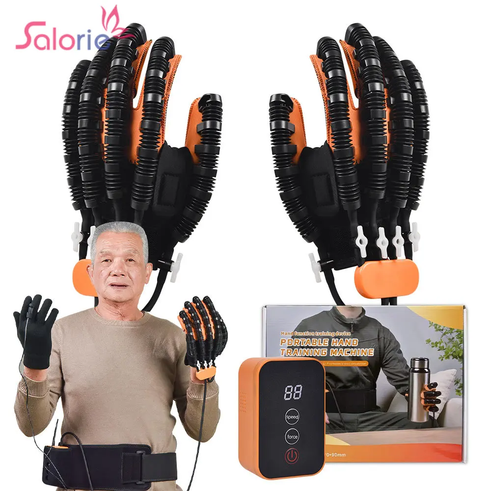 Protable Hand Rehabilitation Robot Gloves Stroke Hemiplegia Cerebral ...