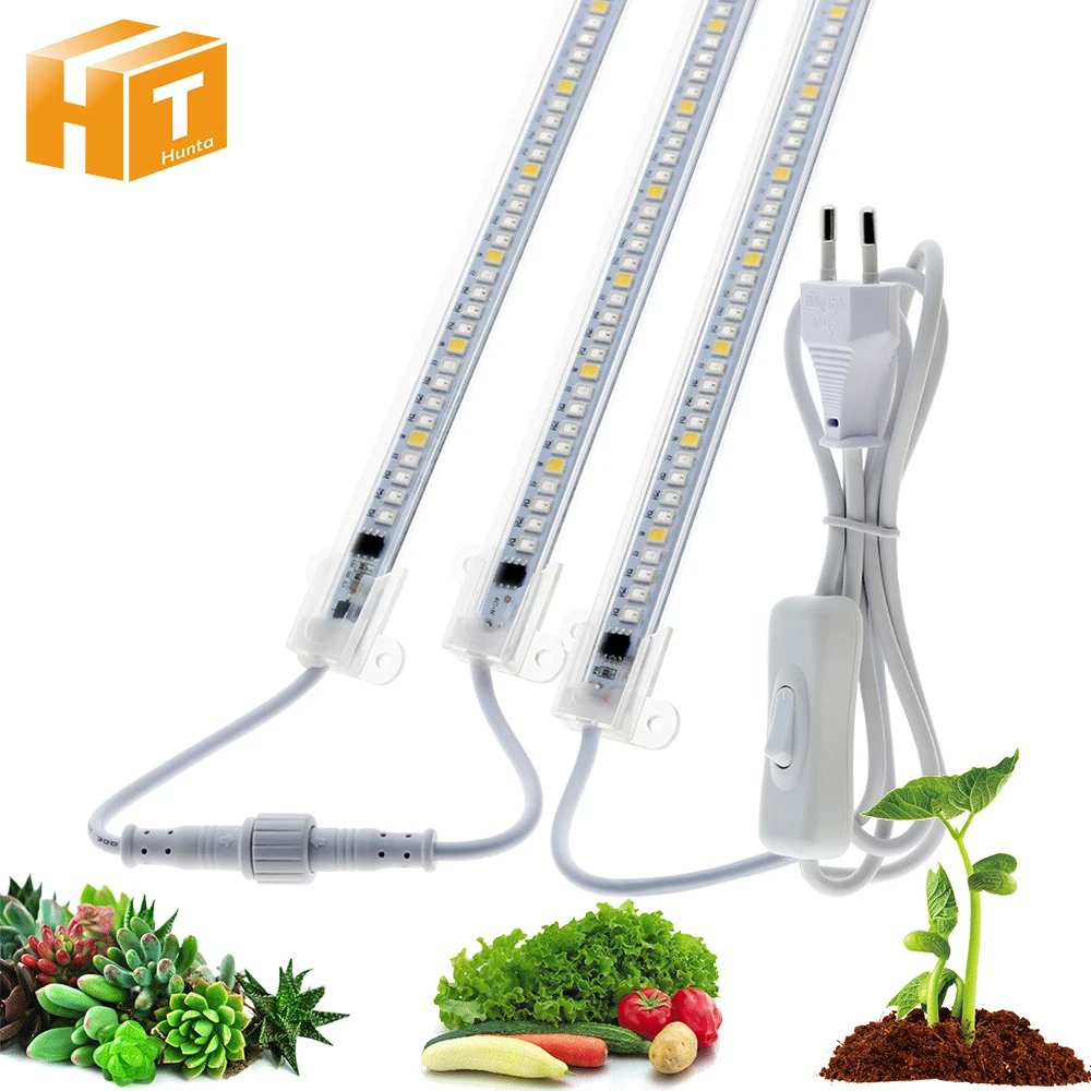 LED-Grow-Light-220V-110V-12W-90LEDs-High-Luminous-Efficiency-Grow-Light ...