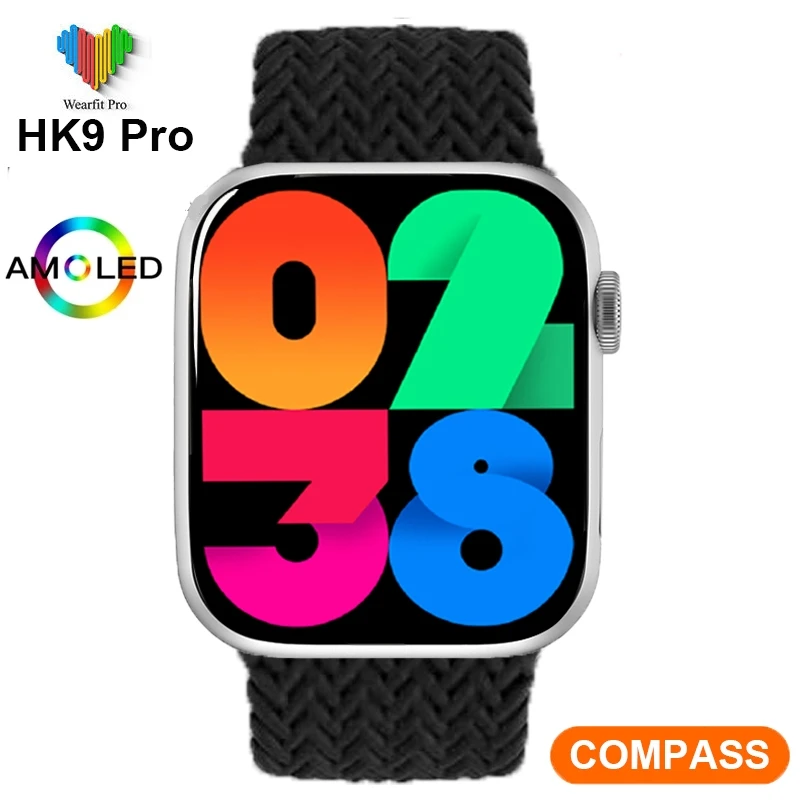 2023-New-HK9-Pro-Smart-Watch-2-02inch-Amoled-screen-Series-9-Compass ...