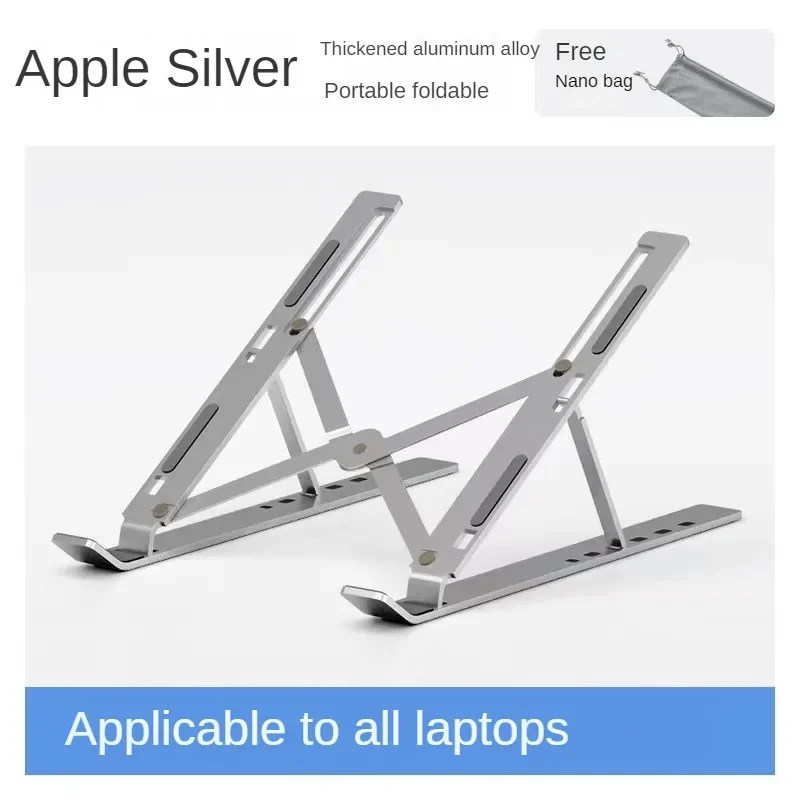 Aluminum-Alloy-Laptop-Holder-Stand-Adjustable-Foldable-Portable-for ...