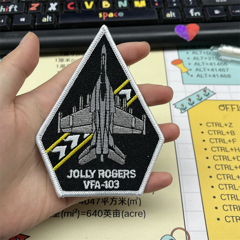 Creative Jolly Rogers Tactical Patch Exquisite Embroidered Badge VFA ...