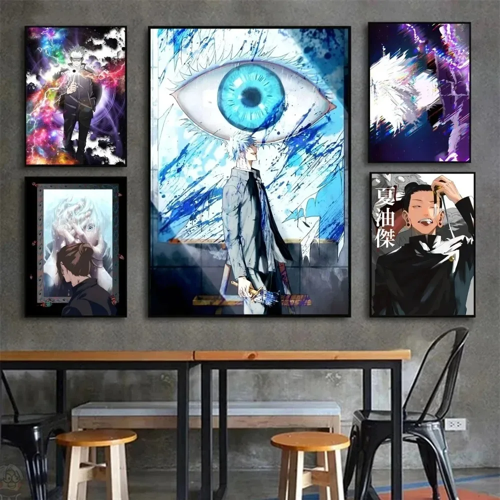 Affiche-de-peinture-sur-toile-d-anime-japonais-Jujutsu-Kaimmer-Satoru ...