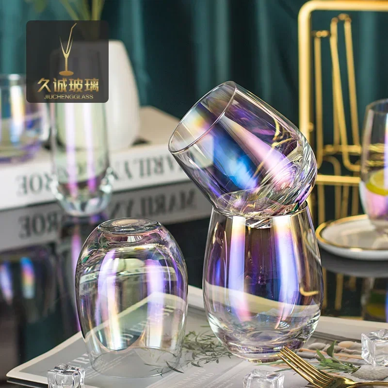 High-Grade-Colorful-Egg-Shaped-Transparent-Round-Glass-Heat-Resistant ...