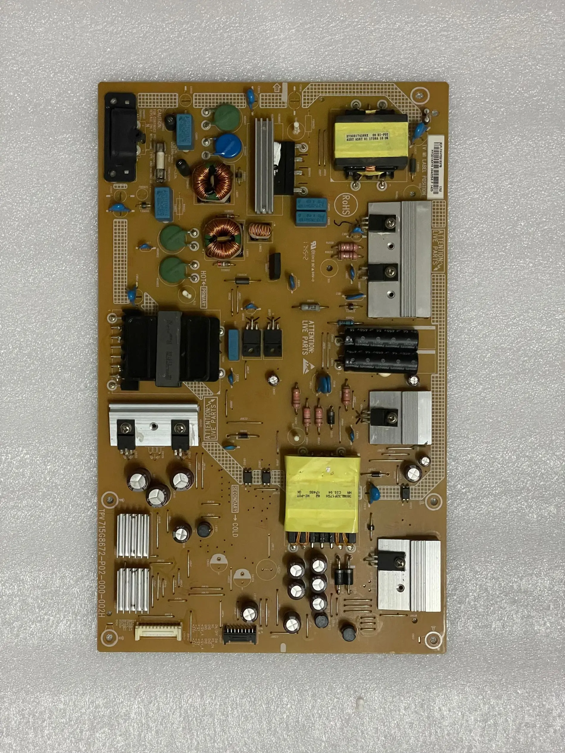 Original 50PUF6102/T3 power board 715G8672-P02-000-002H circuit board
