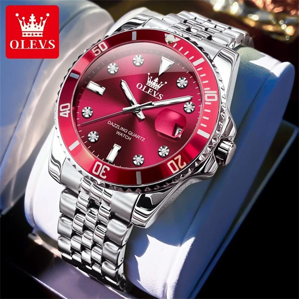 OLEVS-Men-s-Watches-Brand-Luxury-One-Way-Timing-Rotation-Bezel-Analog ...
