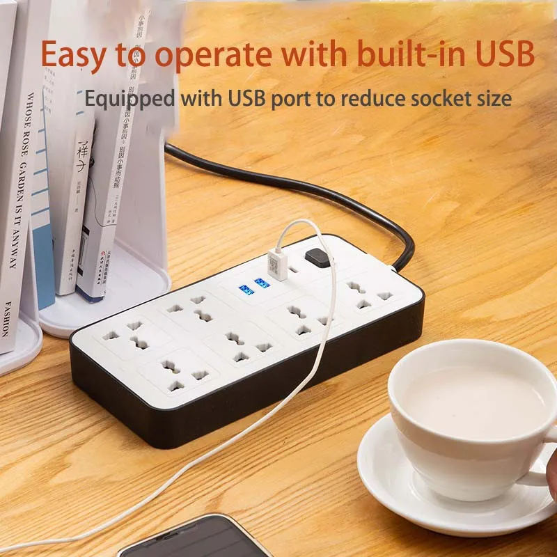 Socket-With-USB-Household-Multi-Function-Tow-Line-British-Standard ...