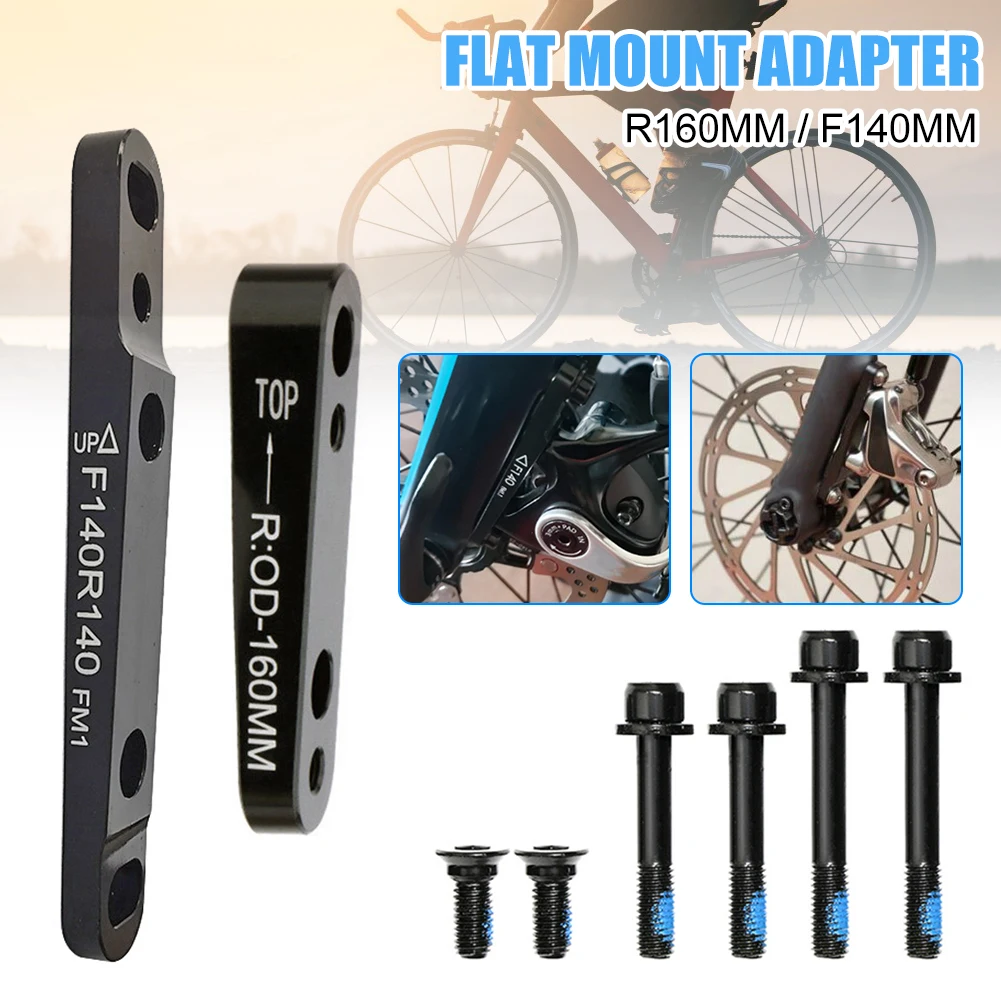 140mm-160mm-Front-Disc-Brake-Adapter-Road-Bicycle-Disc-Brake-Flat-Mount ...