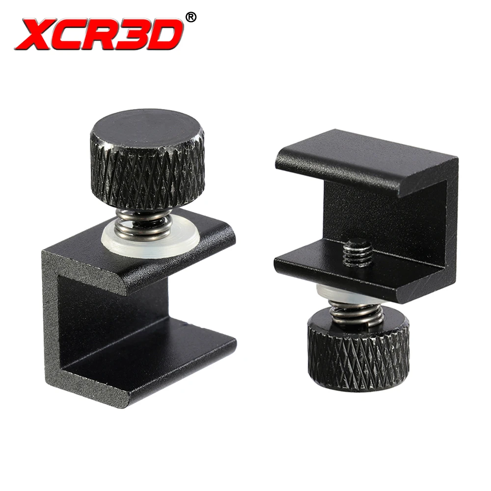 XCR3D 2pcs 3D Printer Parts Glass Plate Clamp Clip Build Platform ...