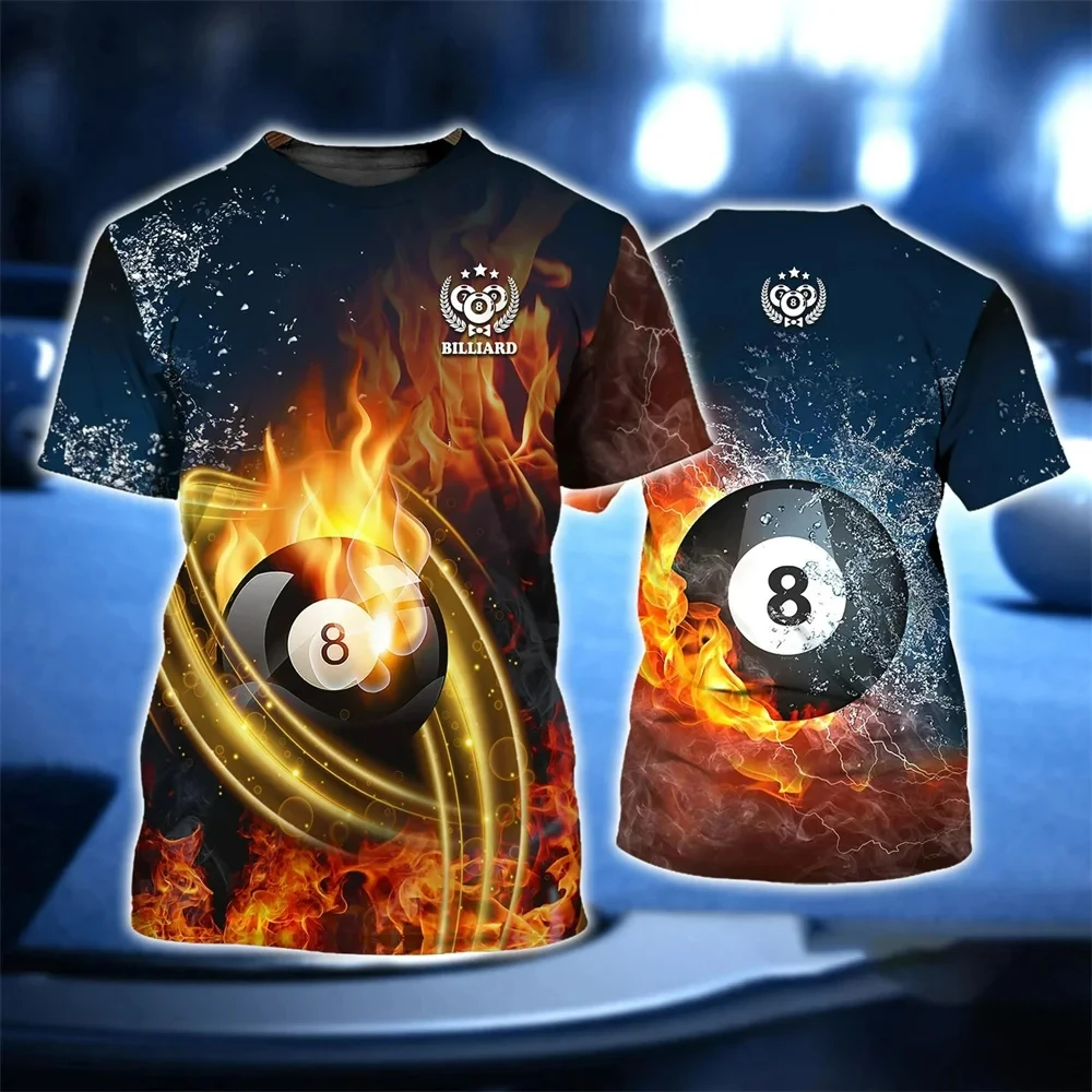 Summer-New-Snooker-Graphic-Men-s-T-shirt-3D-Printed-Billiards ...