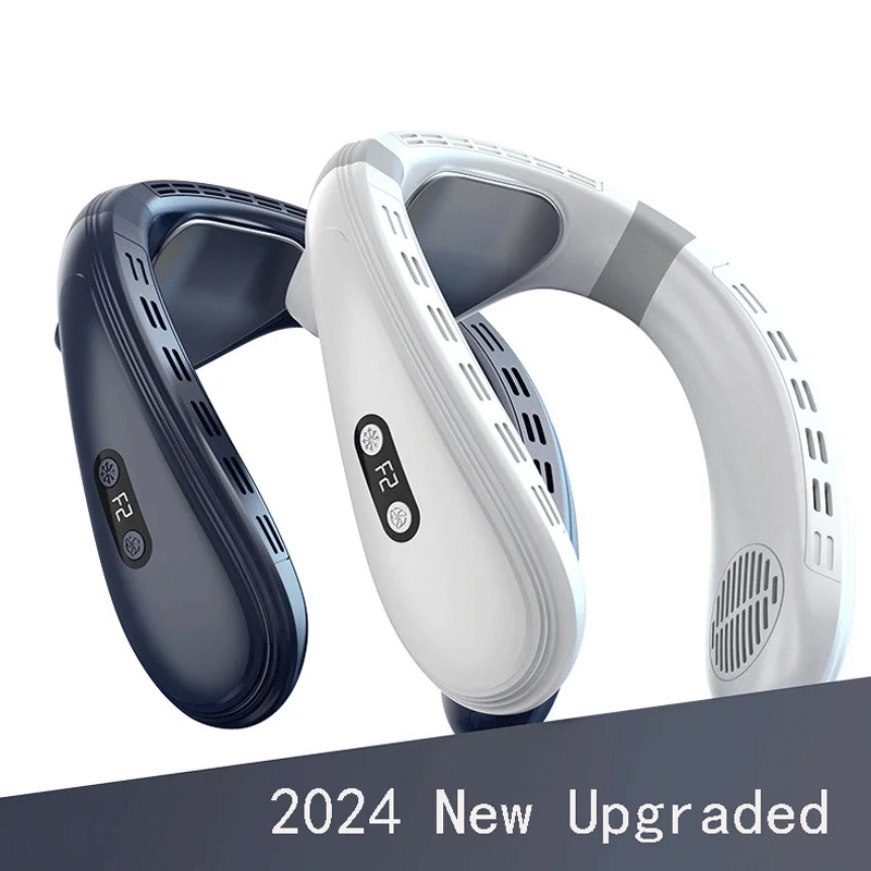 2024-New-Neck-Air-Conditioner-Portable-Neck-Fan-Rechargeable ...