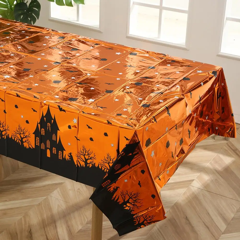Disposable-Tablecloth-Eco-friendly-No-Odor-Pumpkin-Print-Rectangle ...