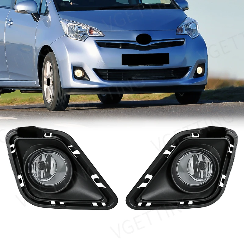 For-Toyota-Ractis-2010-2011-2012-2013-2014-Led-Fog-Lamp-Auto-Bumper ...