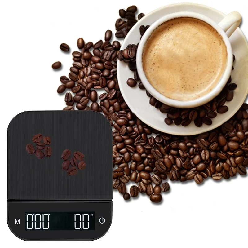 Home-Kitchen-Scale-Coffee-Electronic-0-1G-Manual-Brewing-Portable-With ...