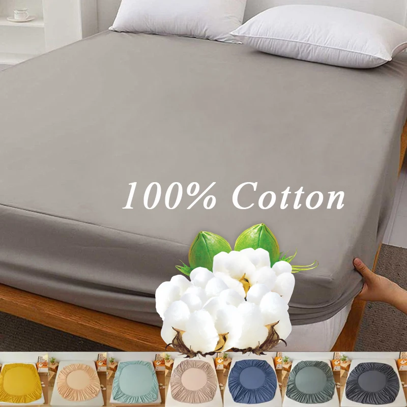 Tampas-de-colch-o-perme-vel-a-ar-antiderrapante-len-ol-100-algod-o ...