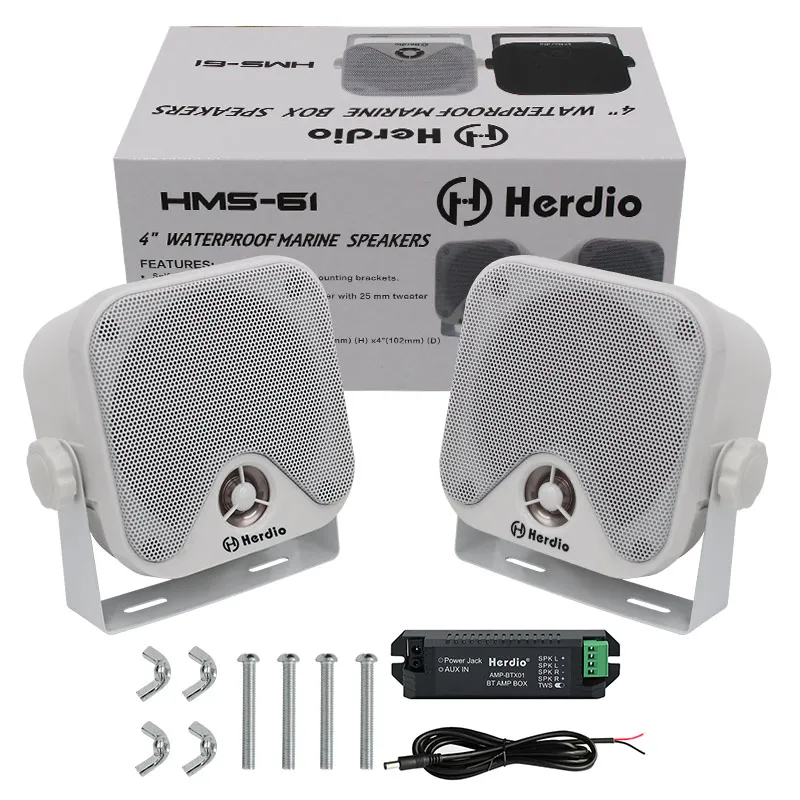 Herdio-4-Marine-Box-Bluetooth-Speakers-Compact-Waterproof-Audio-Sound ...