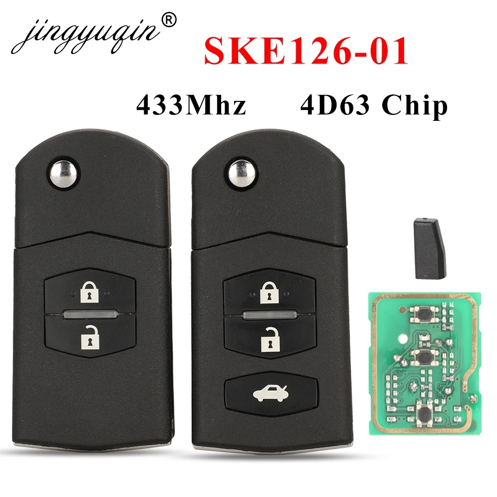 jingyuqin-SKE126-01-2-3-Buttons-Flip-Car-Remote-Key-for-MAZDA-2-M2 ...