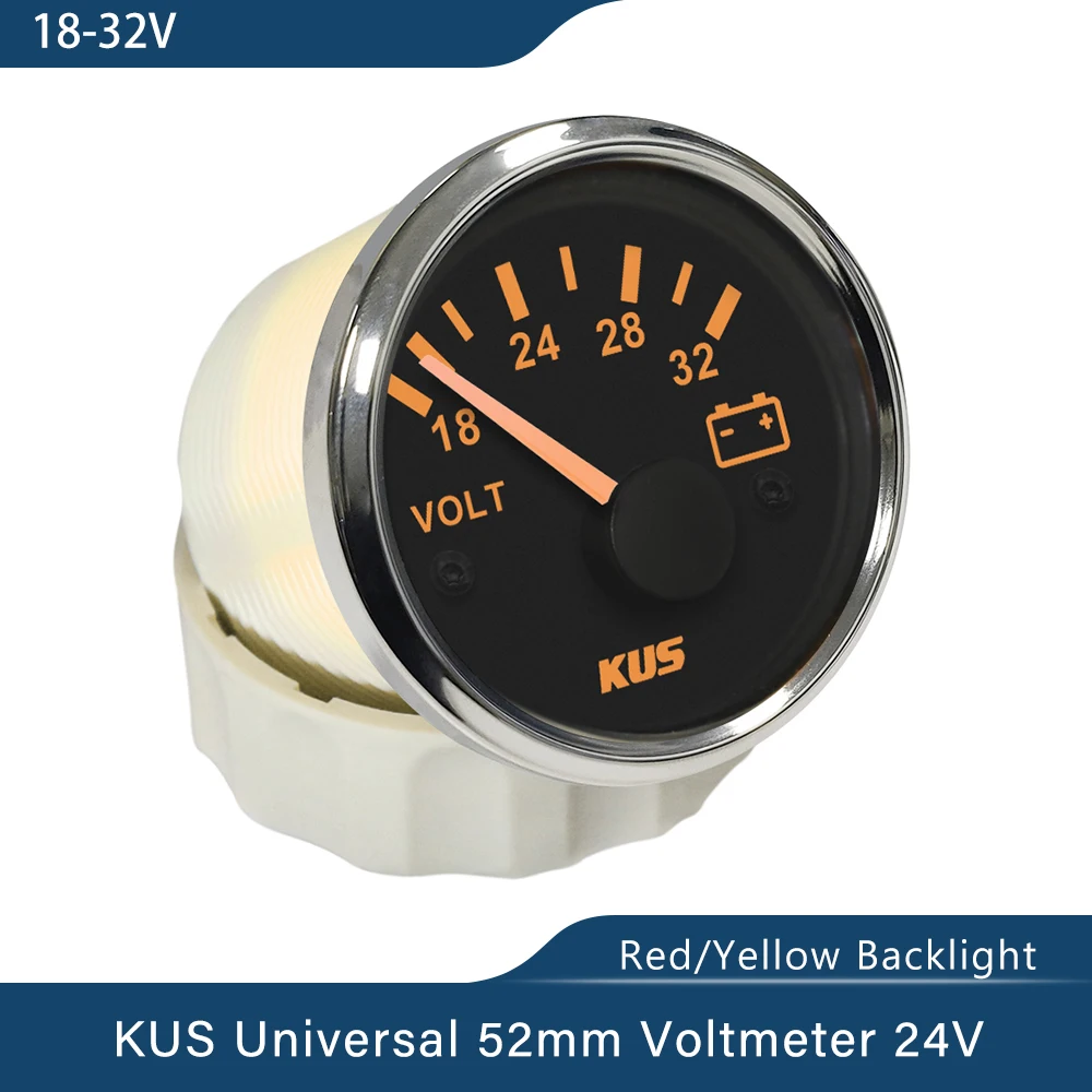 KUS-Universal-Voltmeter-8-16V-18-32V-9-32V-Racing-Car-Volts-Meter-2 ...