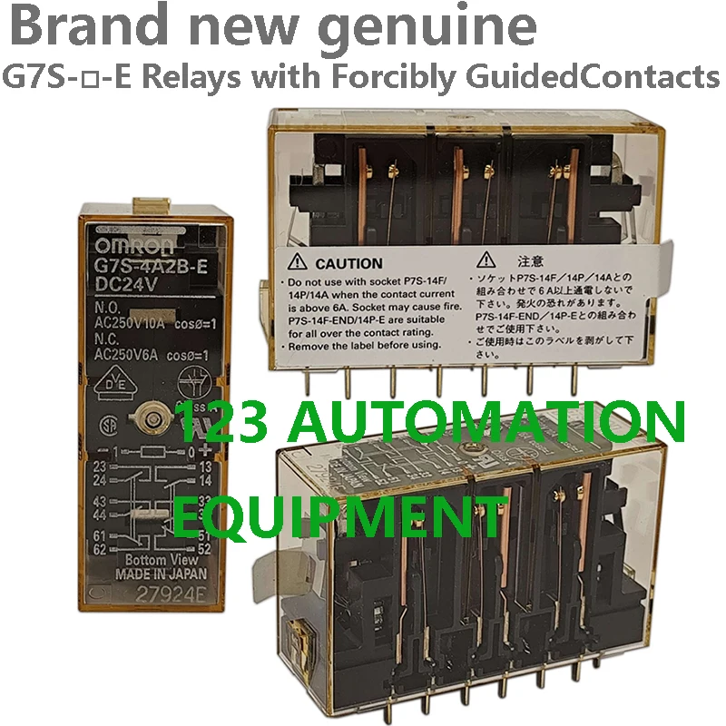 강제 유도 접점이 있는 정품 새 Omron G7S-3A3B-E G7S-4A2B-E 릴레이 24VDC 릴레이 - AliExpress 13