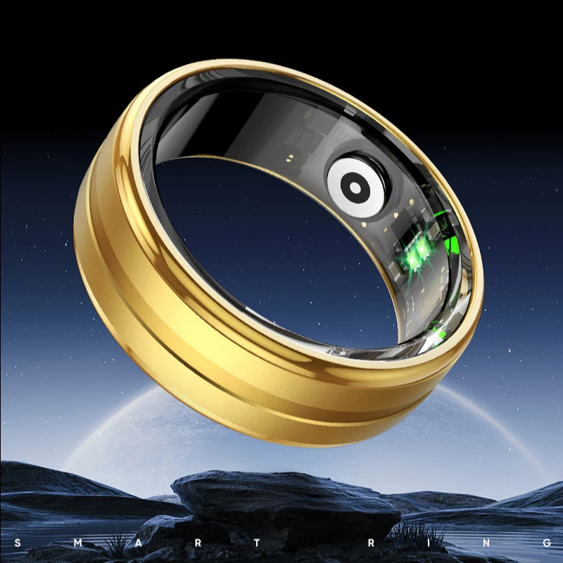 Smart Rings Set Sleep Tracking Heart Rate Blood Oxygen Sports ...