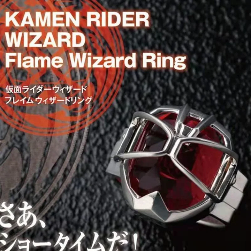 Kamen-Rider-Wizard-Flame-Style-Ring-Man-Masked-Rider-Red-Zircon-Rings ...