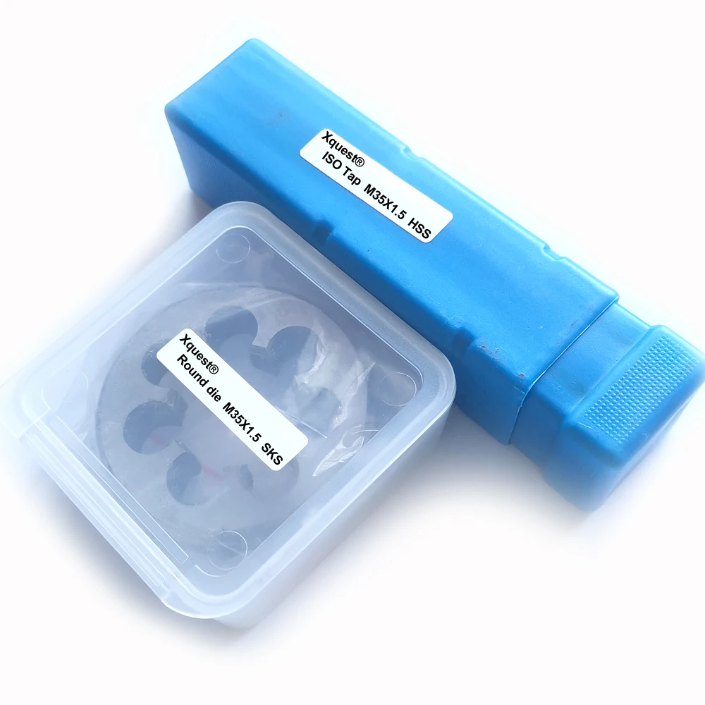 2pcs Metric screw Thread Tap and Die set machine plug taps dies sets ...