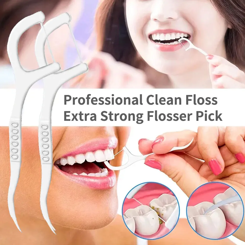 150PCS Toothpick Oral Care Interdental Brushes Plaque Remove Teeth ...