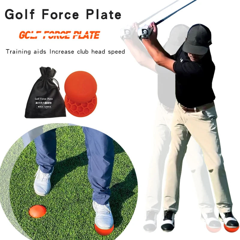2-Pcs-Golf-Force-Plates-Step-Pad-Golf-Trainer-Rubber-Anti-slip-Postural ...