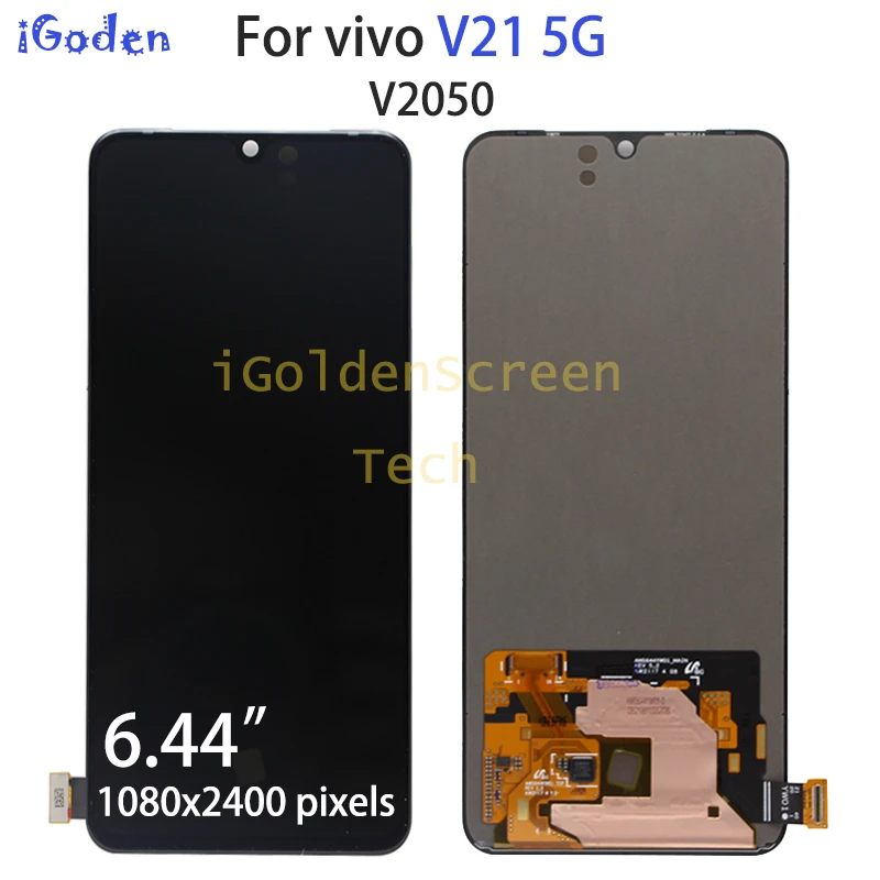 Pantalla LCD Original de 6,44 pulgadas para Vivo V21 5G, accesorios con montaje de digitalizador ...