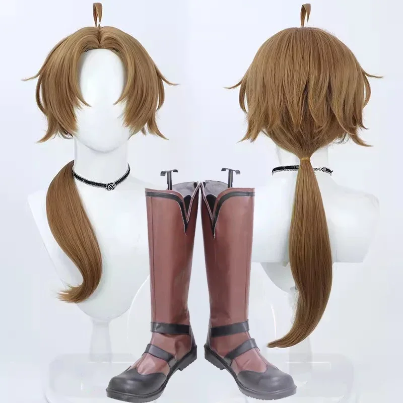 Mushoku Tensei Rudeus Greyrat Cosplay Wig 60CM Long Costumes Wig ...