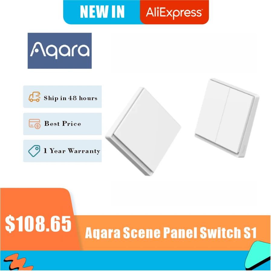Aqara Smart Wall Switch Neutral | Xiaomi Aqara Wall Switch Wireless ...