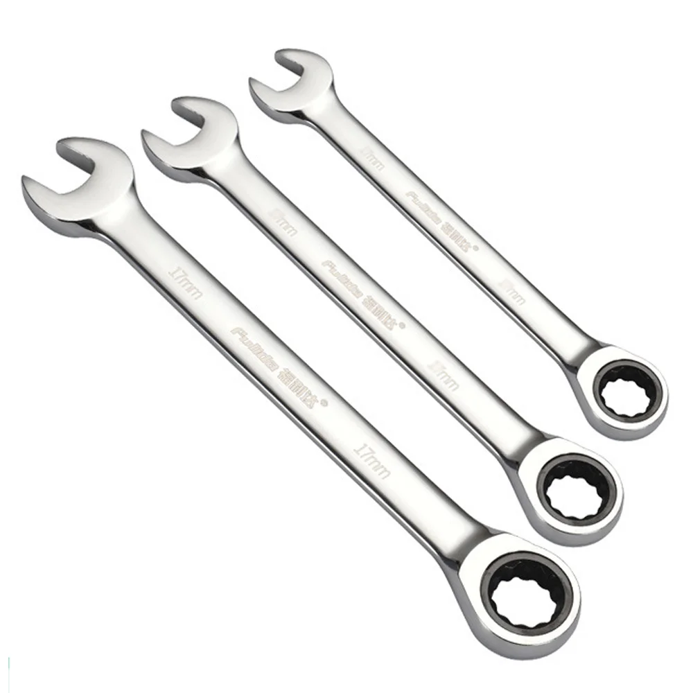 17-32mm-Ratcheting-Combination-Wrench-Metric-CR-V-Steel-With-Polished ...
