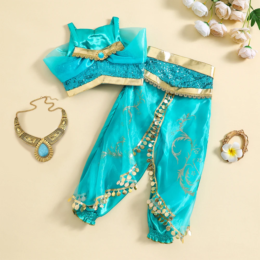 Disney-Girl-s-Jasmine-Princess-Costume-Cal-as-Aladdin-Set-Carnaval ...