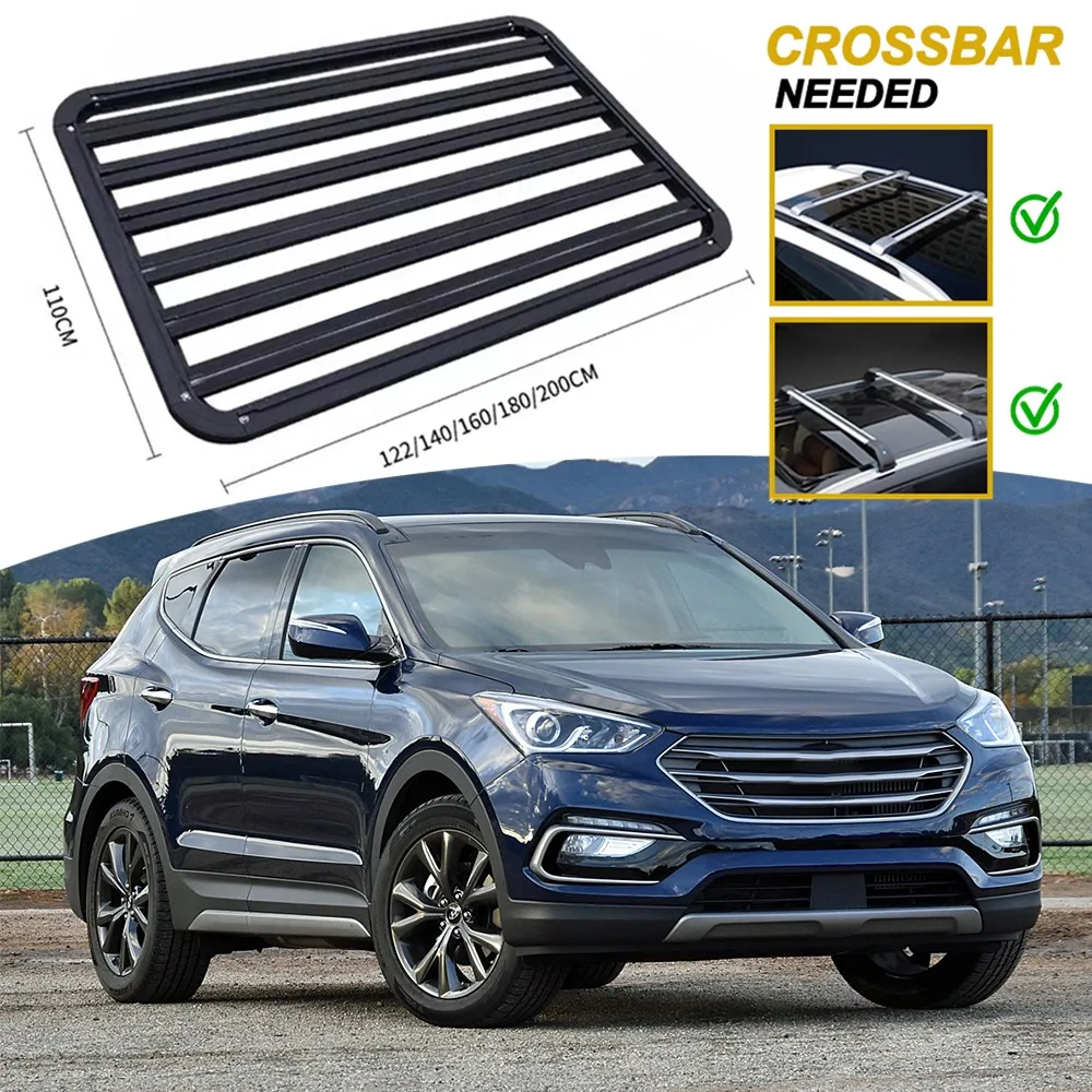 Fit for Hyundai Santa Fe Sport 2013-2018 DM Aluminum Roof Platform ...
