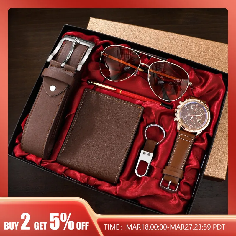 SHAARMS-Men-Gift-Watch-Business-Luxury-Company-Mens-Set-6-in-1-Watch ...