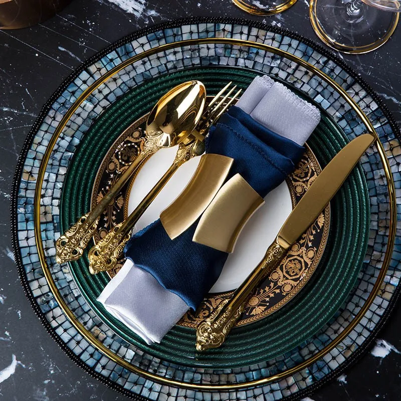 Ceramic-Luxury-Table-Dinner-Plates-Set-Food-Dessert-Oriental-Serving ...