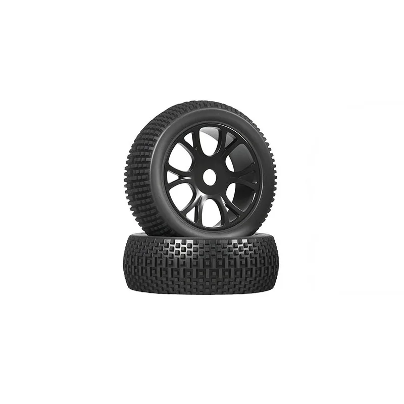 VRX 1/8 Scale RC Car Wheels Tyres 115mm Diameter 17mm Hex Hub Rubber ...