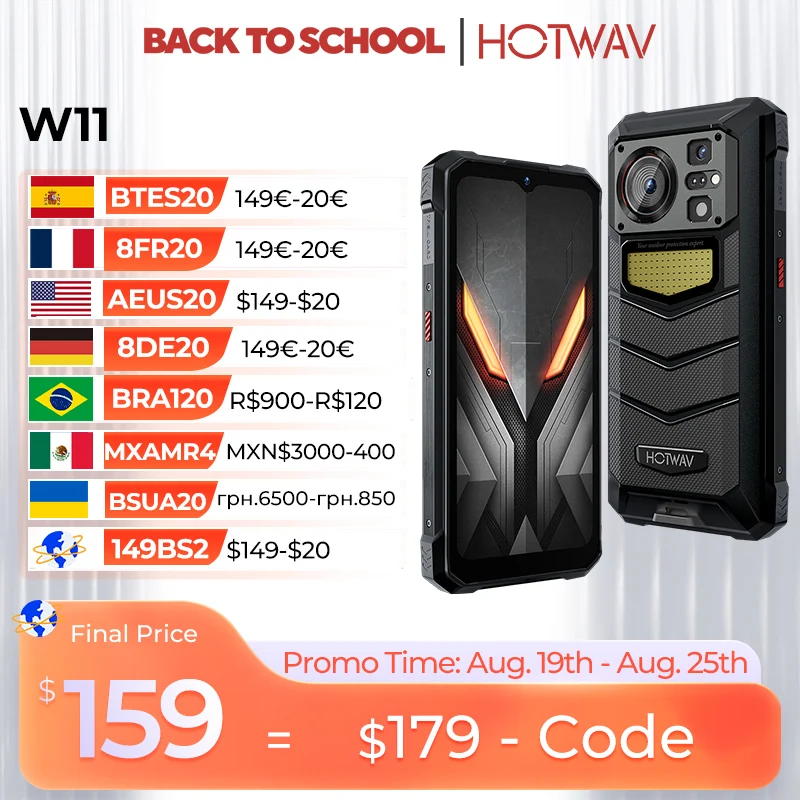 HOTWAV-W11-Rugged-Phone-20800mAh-Big-Battery-24MP-Night-Vision-6-6-FHD ...