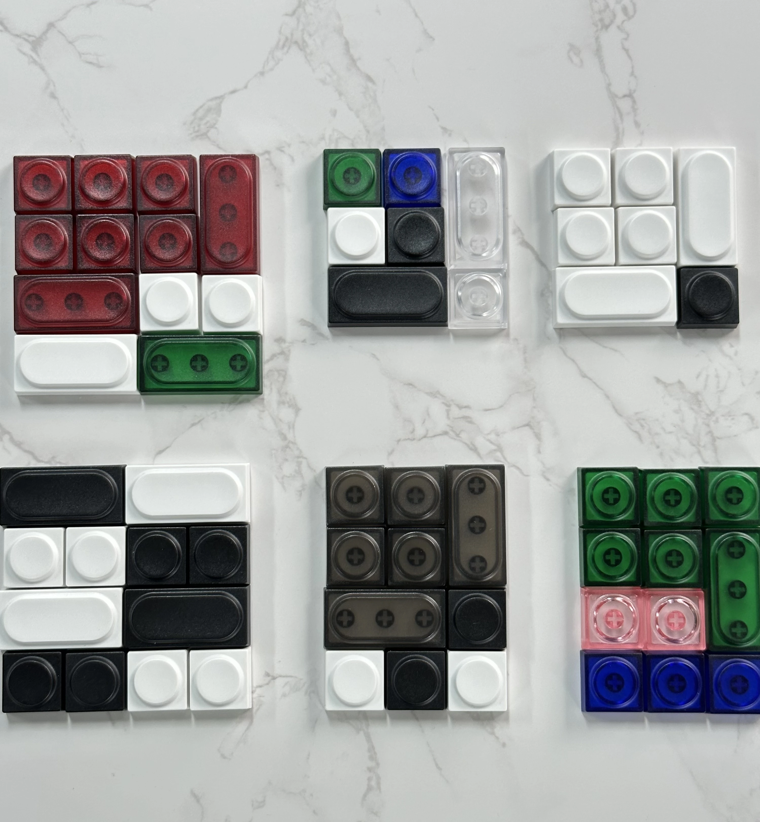 Doys-Original-Building-Block-Key-Cap-Transparent-Frosted-Keyboard-Cap ...