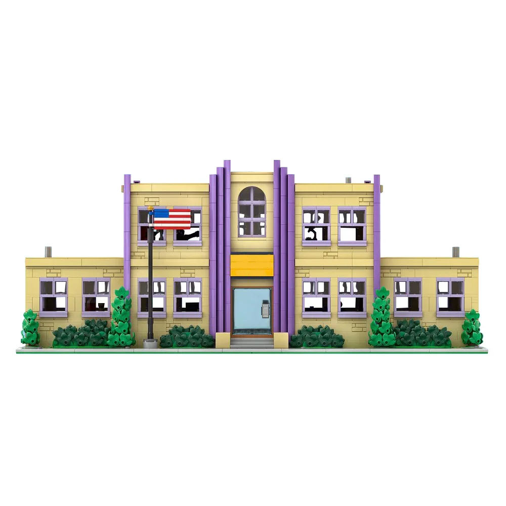 MOC-Juego-de-bloques-de-construcci-n-Modular-Springfield-para-escuela ...