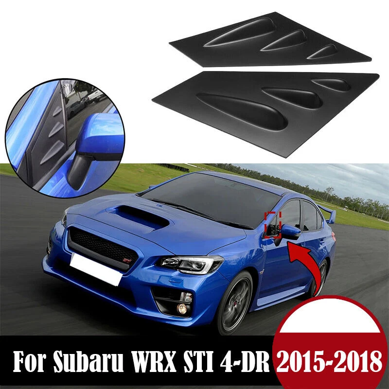 For-Subaru-WRX-STI-2015-2018-Car-Front-Triangle-Window-Louver-Side ...